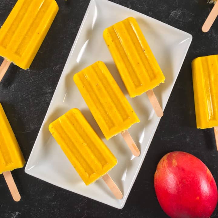High Calorie Popsicles (Mango Popsicles for Weight Gain)