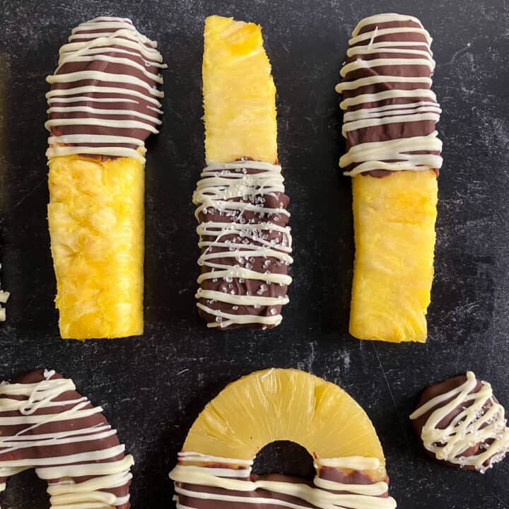 Chocolate Covered Pineapple Recipes (Pineapple Rings, more!)