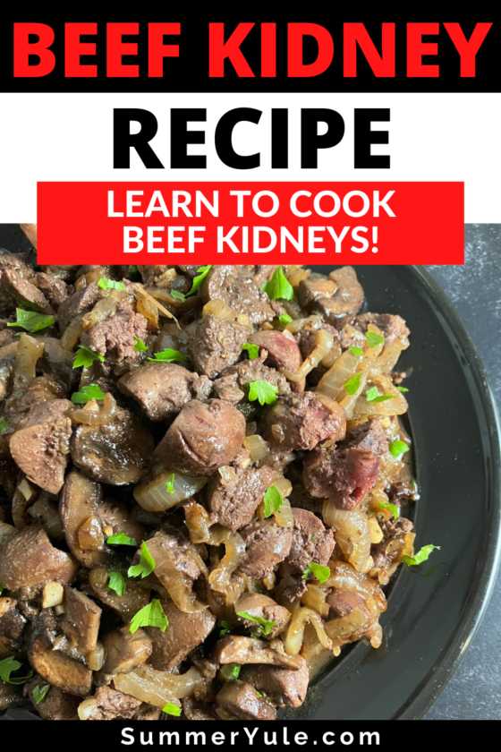 Beef Kidney Recipe (How to Cook Cow Kidney or Ox Kidneys)