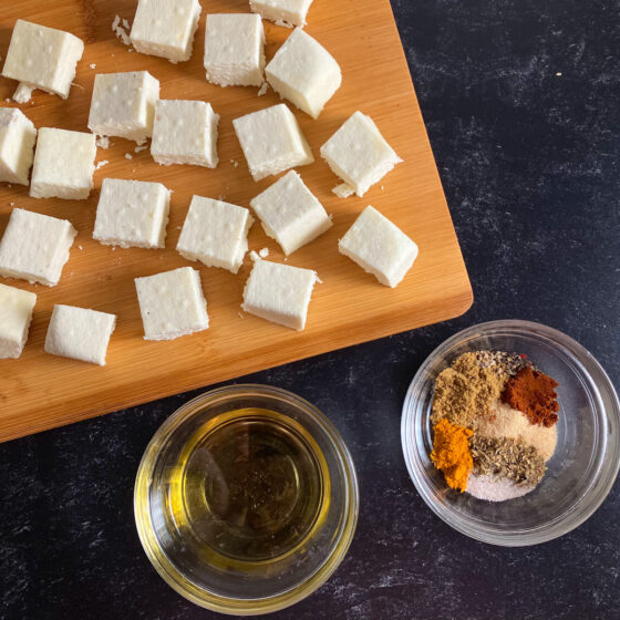 Roasted Paneer (Baked Paneer Recipe) • Summer Yule Nutrition and Recipes