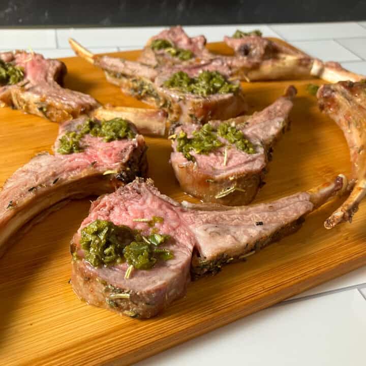 Air Fryer Rack of Lamb (Air Fryer Lamb Rack Recipe)