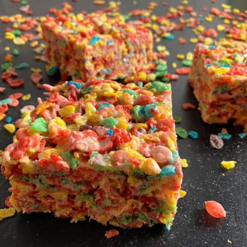 Fruity Pebbles Cereal Bars Recipe (Fruity Pebble Crispy Treats)