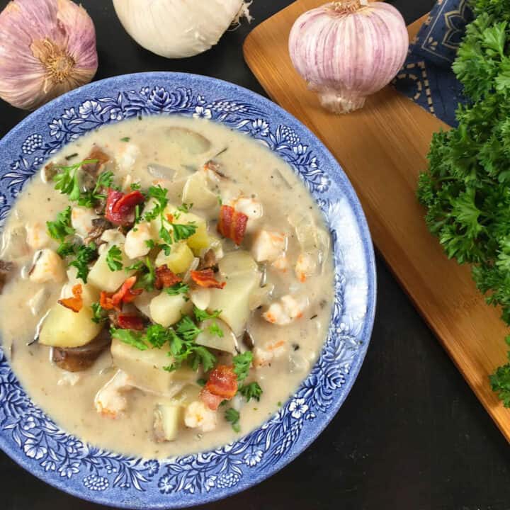 Shrimp Chowder (New England Style Recipe)