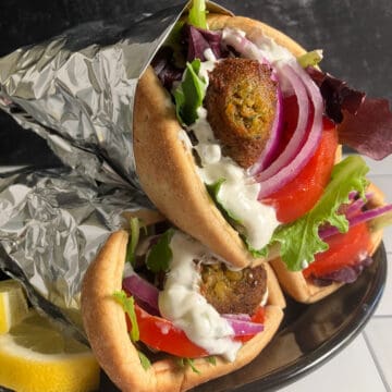 Falafel Gyro Recipe (Falafel Gyros with Tzatziki) • Summer Yule ...