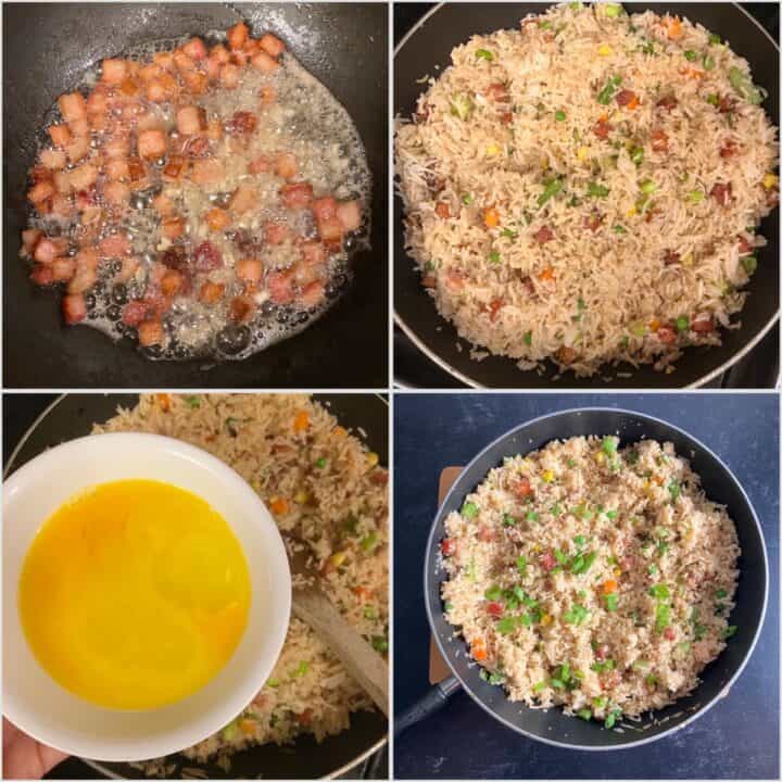 Pork Belly Fried Rice Recipe (Leftover Pork Belly and Rice)