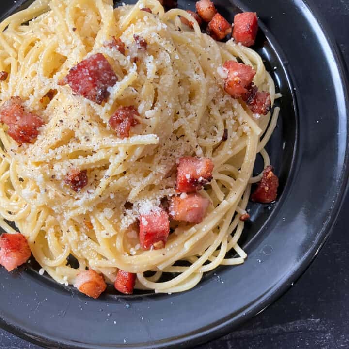 Pork Belly Pasta Recipe (Pork Belly Carbonara)