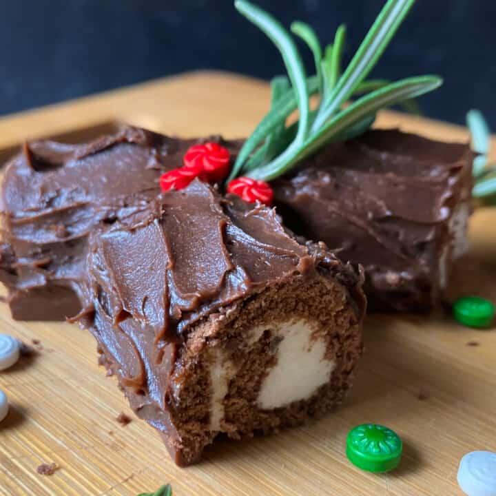 Summer Yule Log Recipe (No Bake Christmas Log Craft)