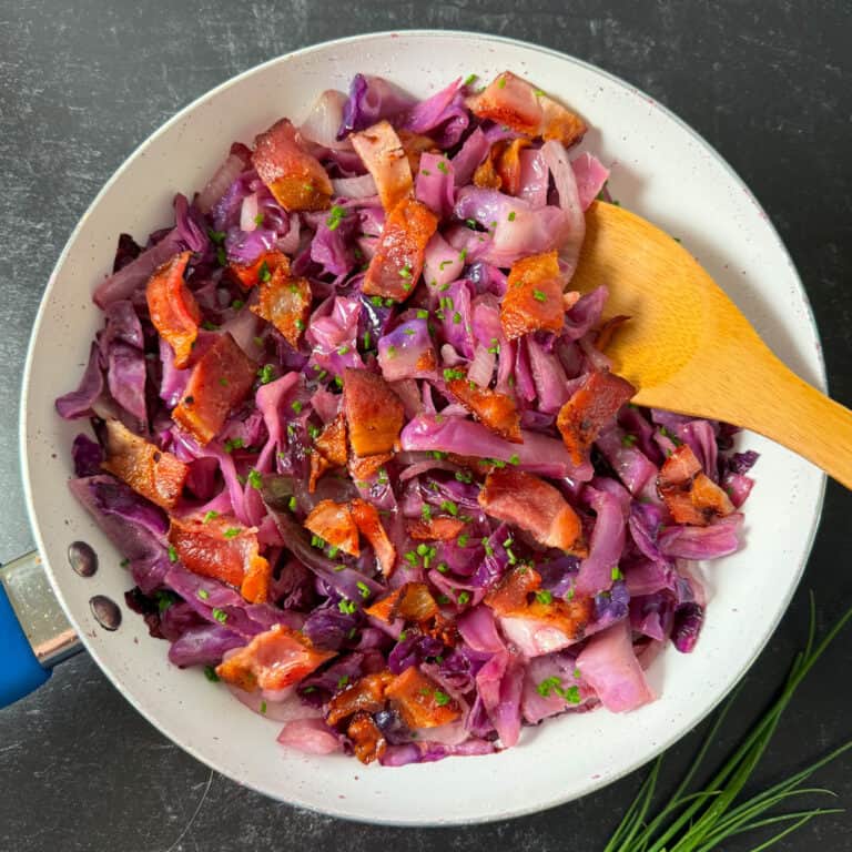 Fried Red Cabbage Recipe • Summer Yule Nutrition and Recipes