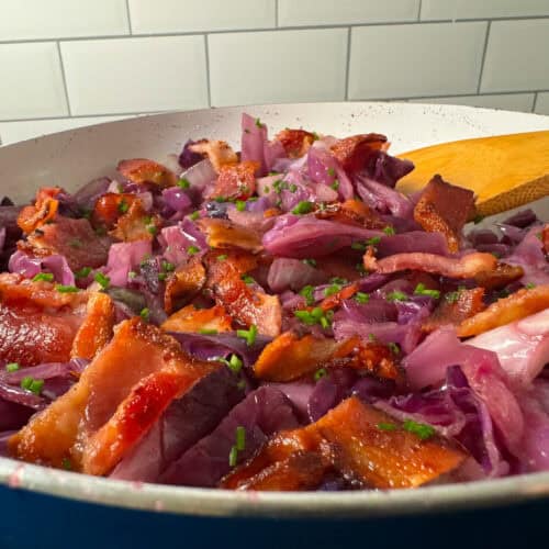 Fried Red Cabbage Recipe • Summer Yule Nutrition and Recipes