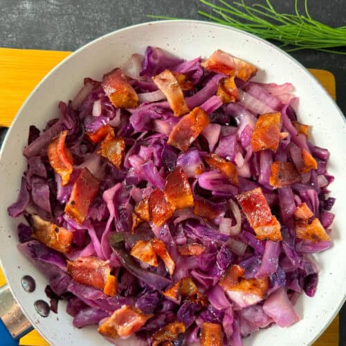 Fried Red Cabbage Recipe • Summer Yule Nutrition and Recipes