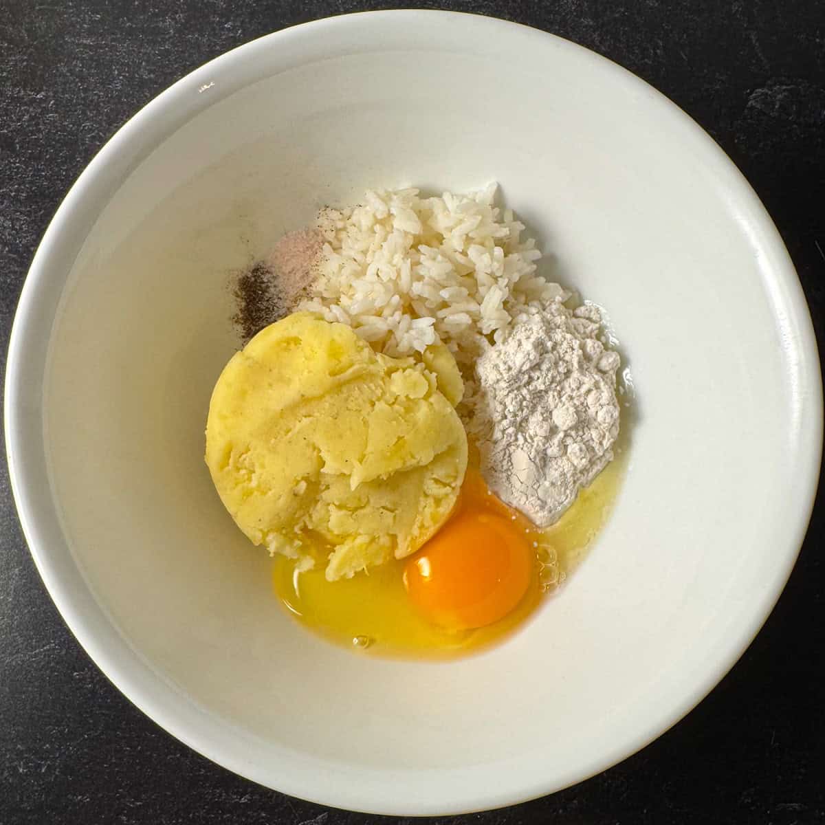 Mashed Potatoes and Rice Patties Recipe • Summer Yule Nutrition and Recipes