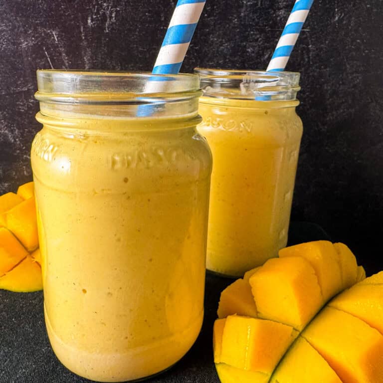 Sugar Free Lassi Recipe (Mango Lassi without Sugar Added)